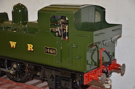 Silvercrest 5" GWR 14XX live steam tank loco for sale