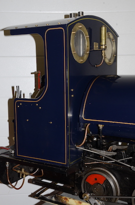 Narrow Gauge 7.25" Maggie Romulus 0-6-0 Blackgates frank Birchall live ...