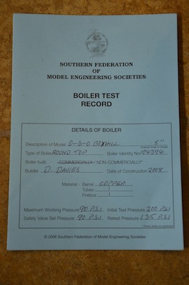 5" gauge Boxhill Terrier 060 tank loco by mArtin Evans for sale