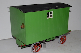 Caravan & water wagon for 1" Minnie traction engine for sale