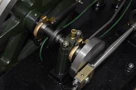 Large horizontal tandem compoundmill live steam engine for sale