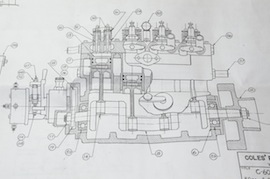 Elmer Wall C-602 Mighty Mite 30cc 4 cylinder gasoline engine for sale ...