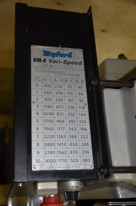 NEW Myford VME variable speed milling machine for sale