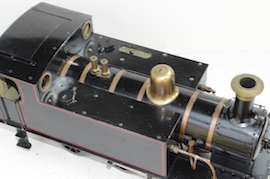 3/5" Rob Roy live steam Caledonion tank loco 0-6-0 for sale. Martin Evans