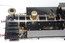 3/5" Rob Roy live steam Caledonion tank loco 0-6-0 for sale. Martin Evans
