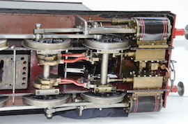 3/5" Rob Roy live steam Caledonion tank loco 0-6-0 for sale. Martin Evans