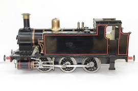 3/5" Rob Roy live steam Caledonion tank loco 0-6-0 for sale. Martin Evans
