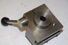 Myford lathe adjustable height tool post & holders for sale