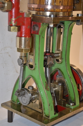 Vintage Vertical single marine live steam engine for sale